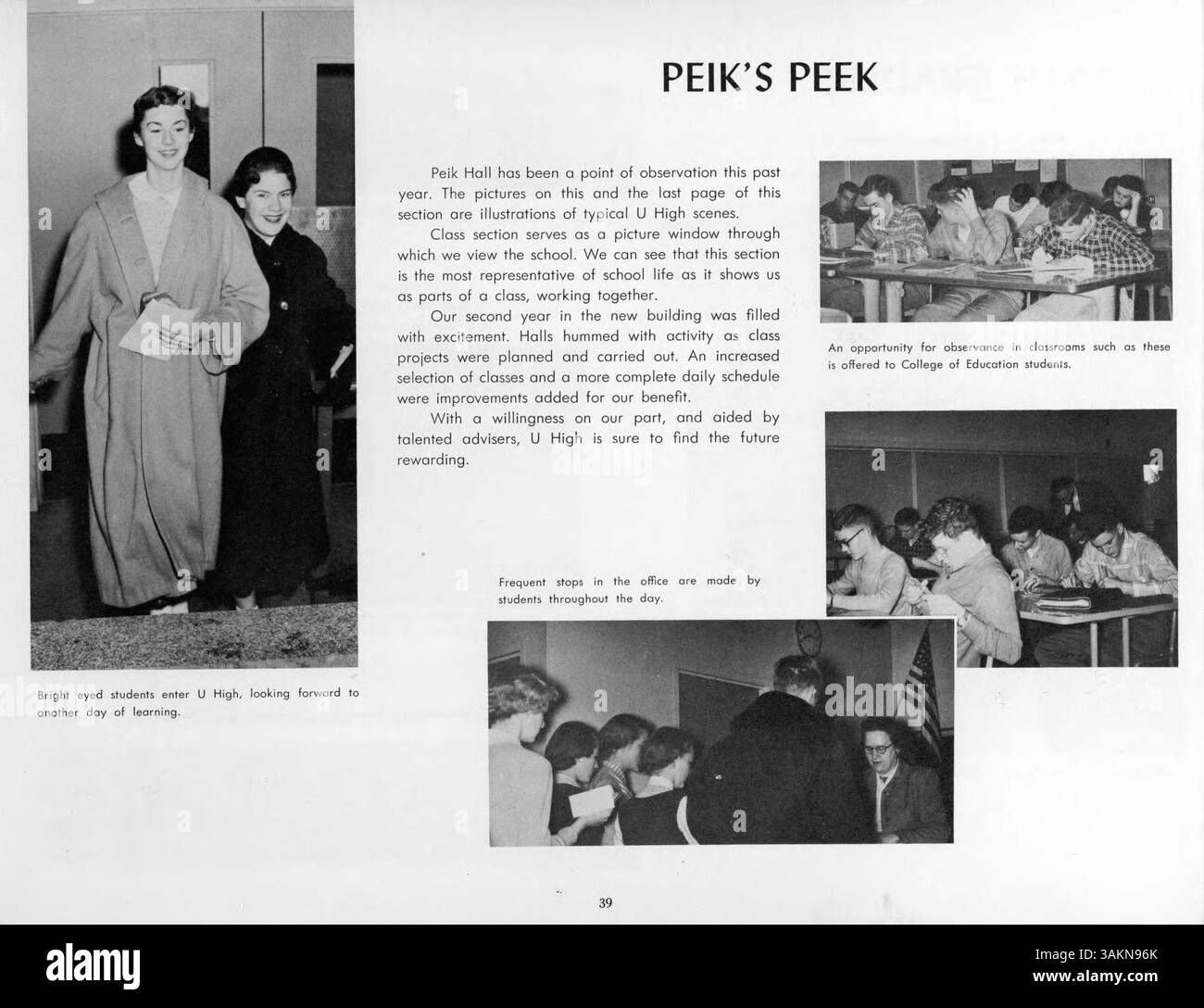 The 1955 Bisbila Yearbook from University High School documents the ...