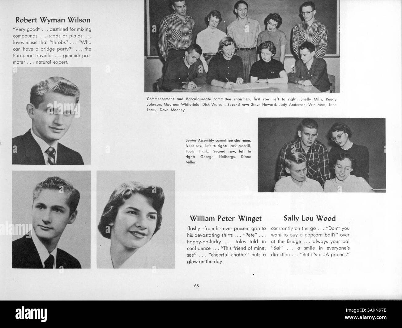 The 1955 Bisbila Yearbook from University High School documents the ...