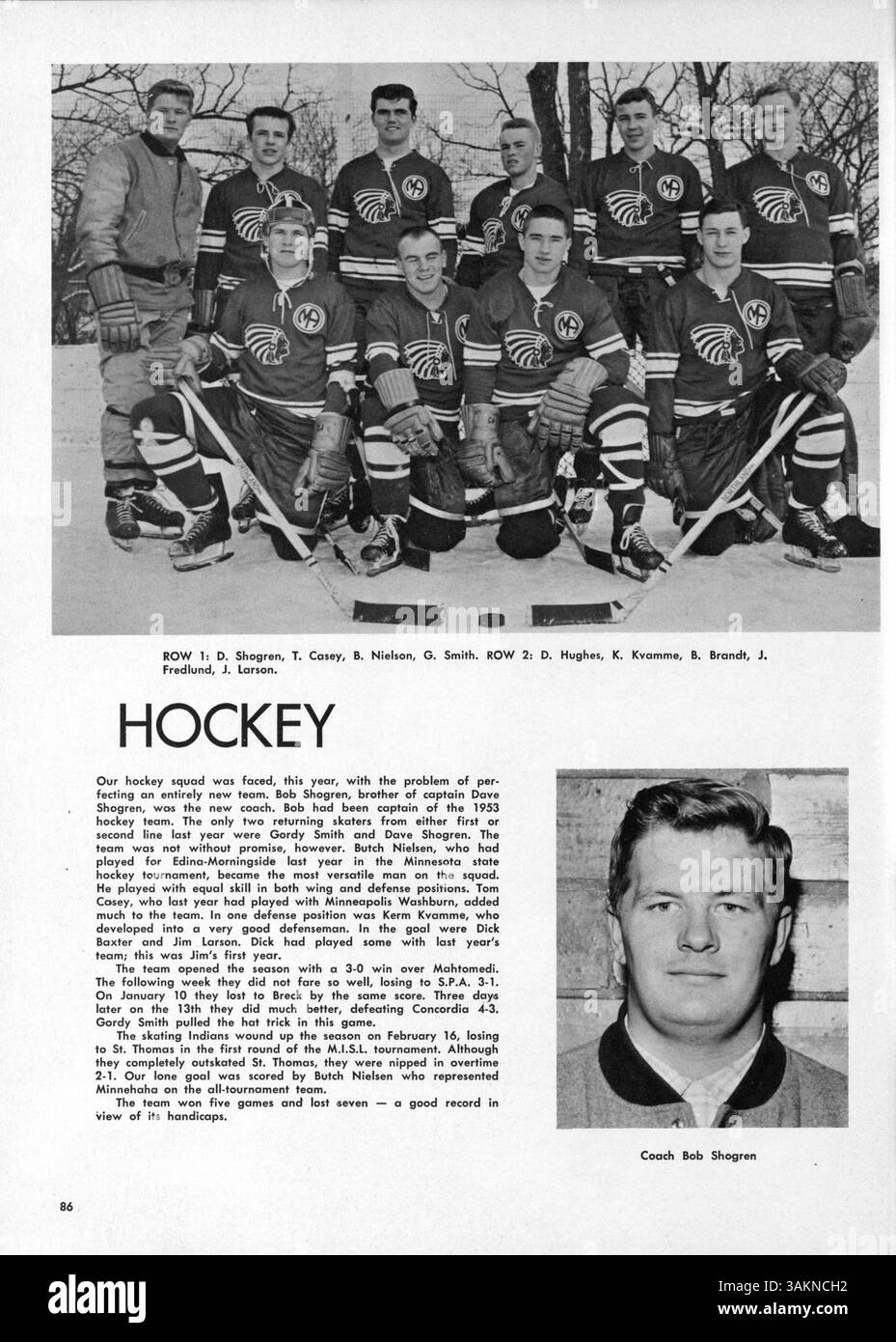 The 1956 Antler yearbook from Minnehaha Academy captures the students ...