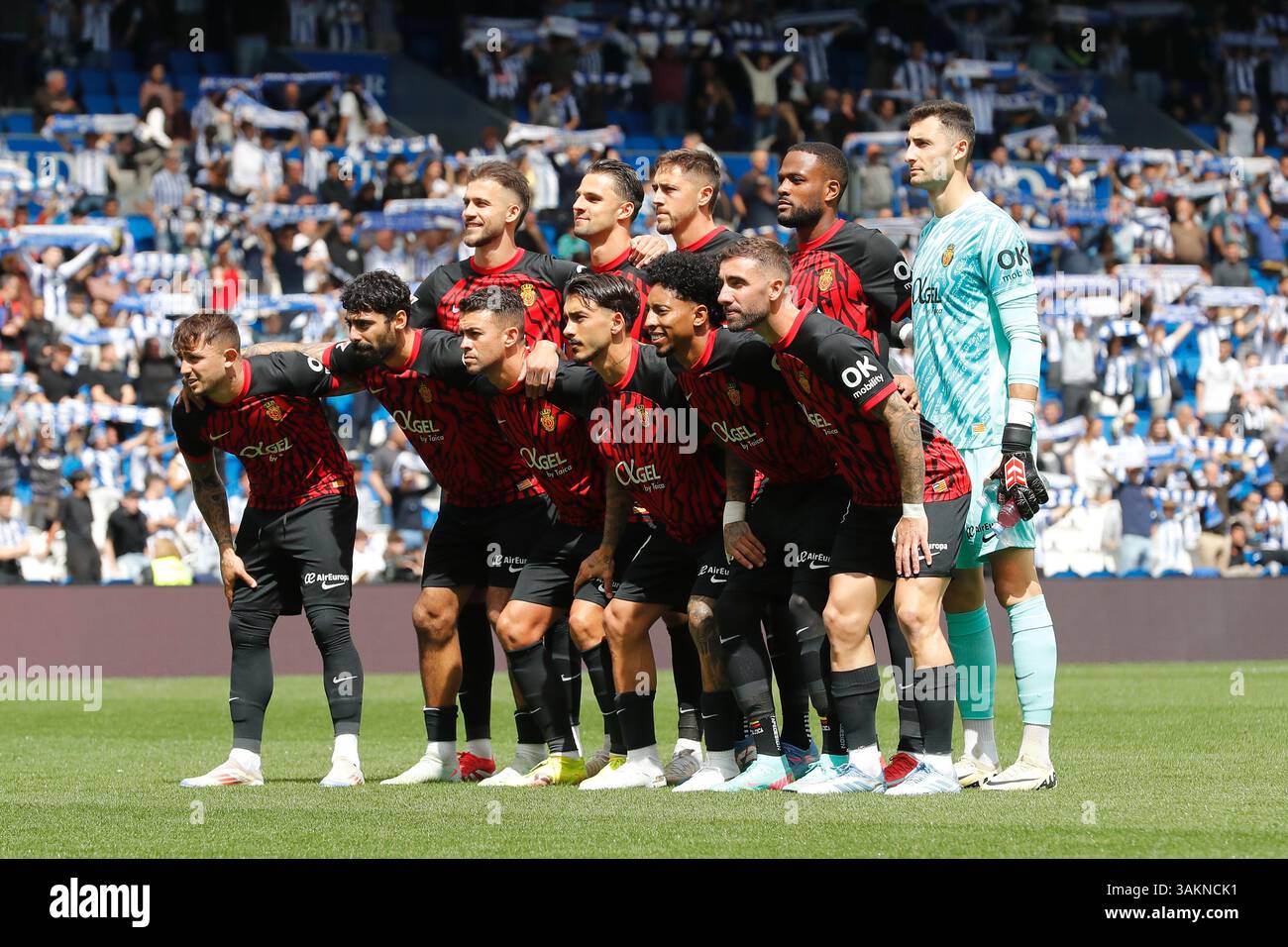 Mallorca team group line-up (Mallorca), APRIL 12, 2025 - Football ...