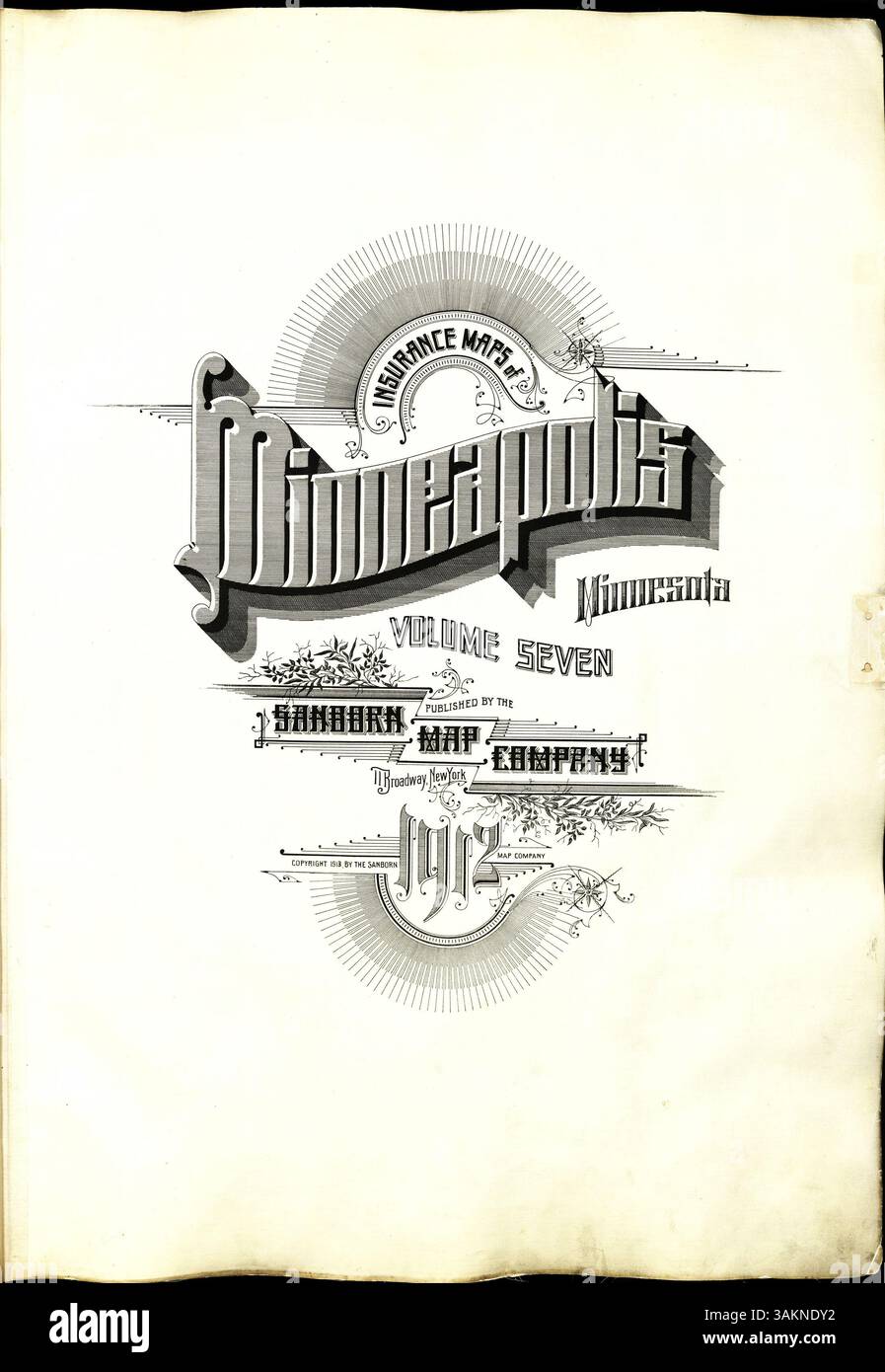 Sanborn Insurance Maps of Minneapolis, Volume 7, provide detailed ...