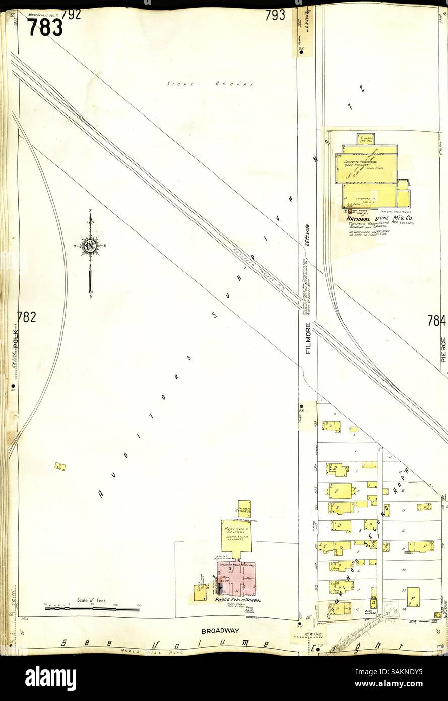 This volume of Sanborn fire insurance maps showcases Minneapolis' urban ...