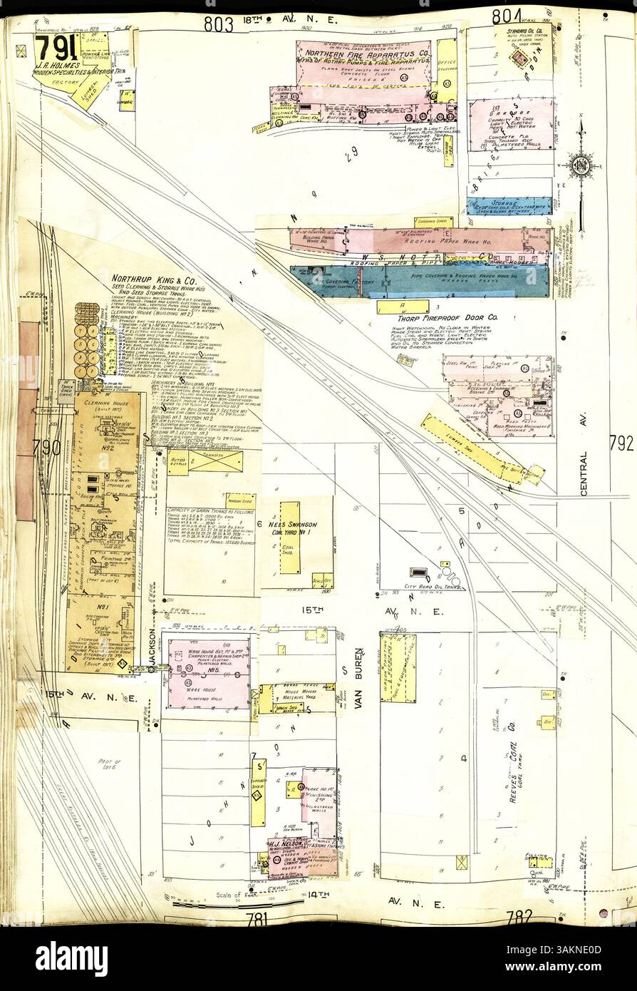 Sanborn fire insurance maps are crucial for studying the development of ...