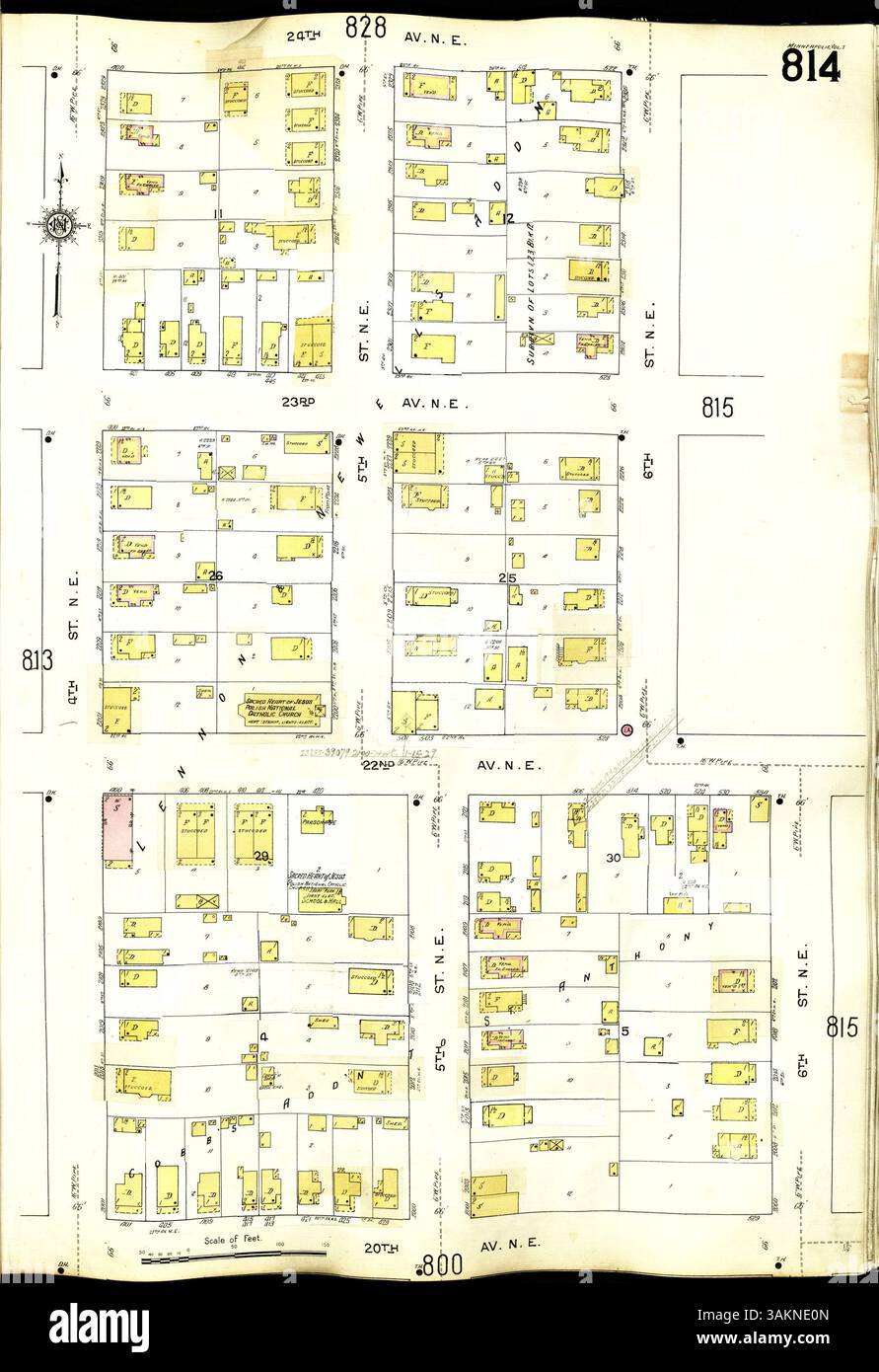 This volume of the Sanborn Insurance Maps provides detailed charts of ...