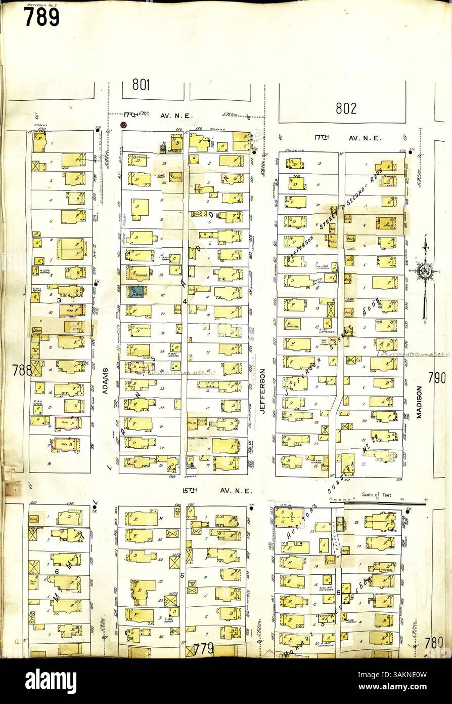 Sanborn fire insurance maps offer a detailed look at the evolution of ...