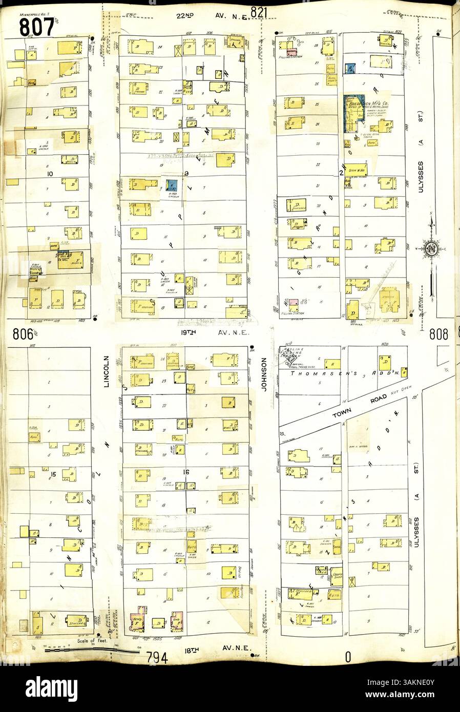 Sanborn Insurance Maps of Minneapolis, Volume 7, present detailed maps ...