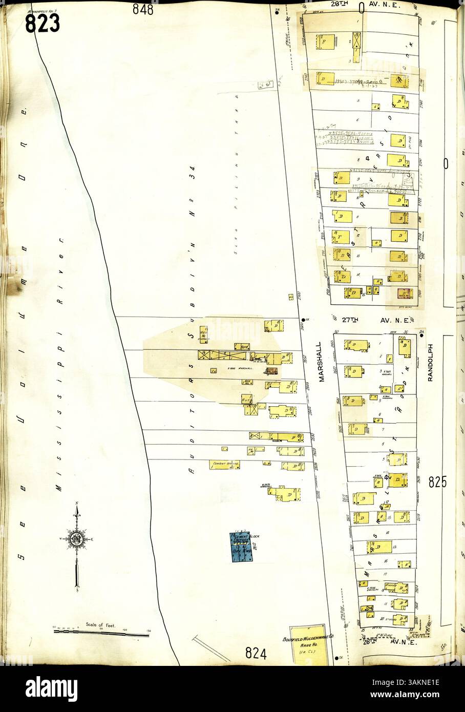 Sanborn fire insurance maps of Minneapolis depict the city's ...