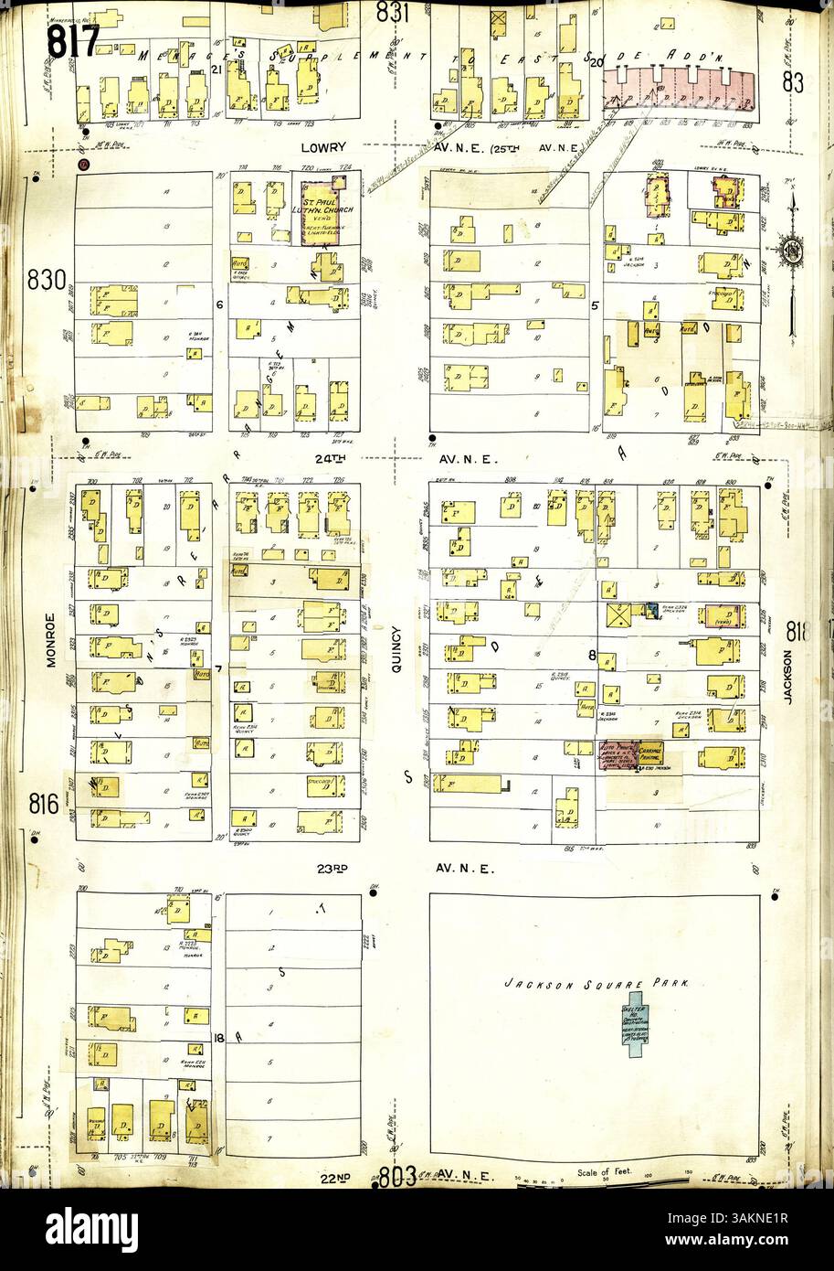 This volume of Sanborn Insurance Maps includes detailed depictions of ...