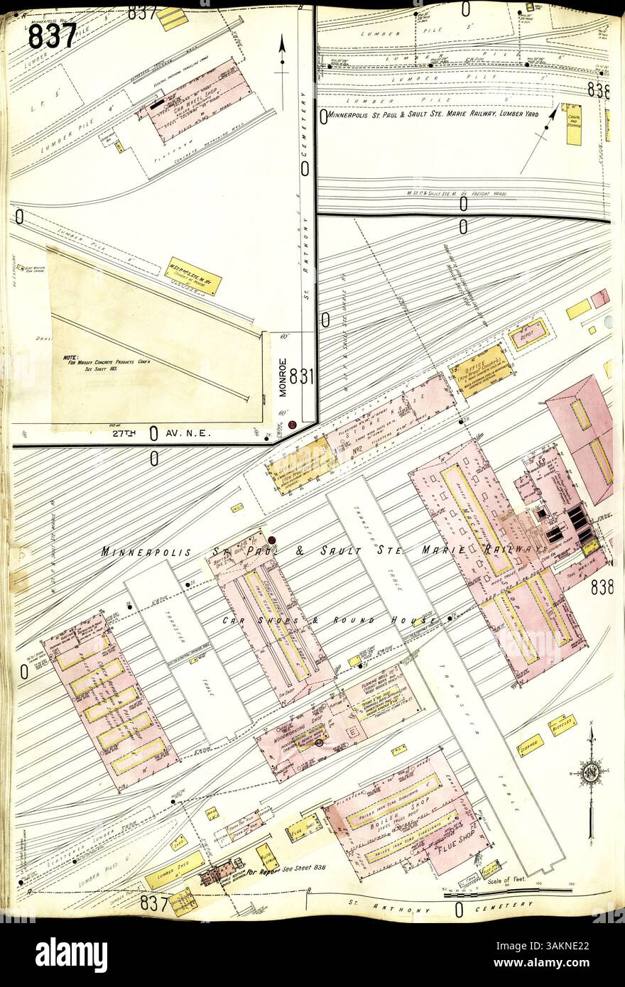 Sanborn Insurance Maps, Volume 7 for Minneapolis, show detailed city ...