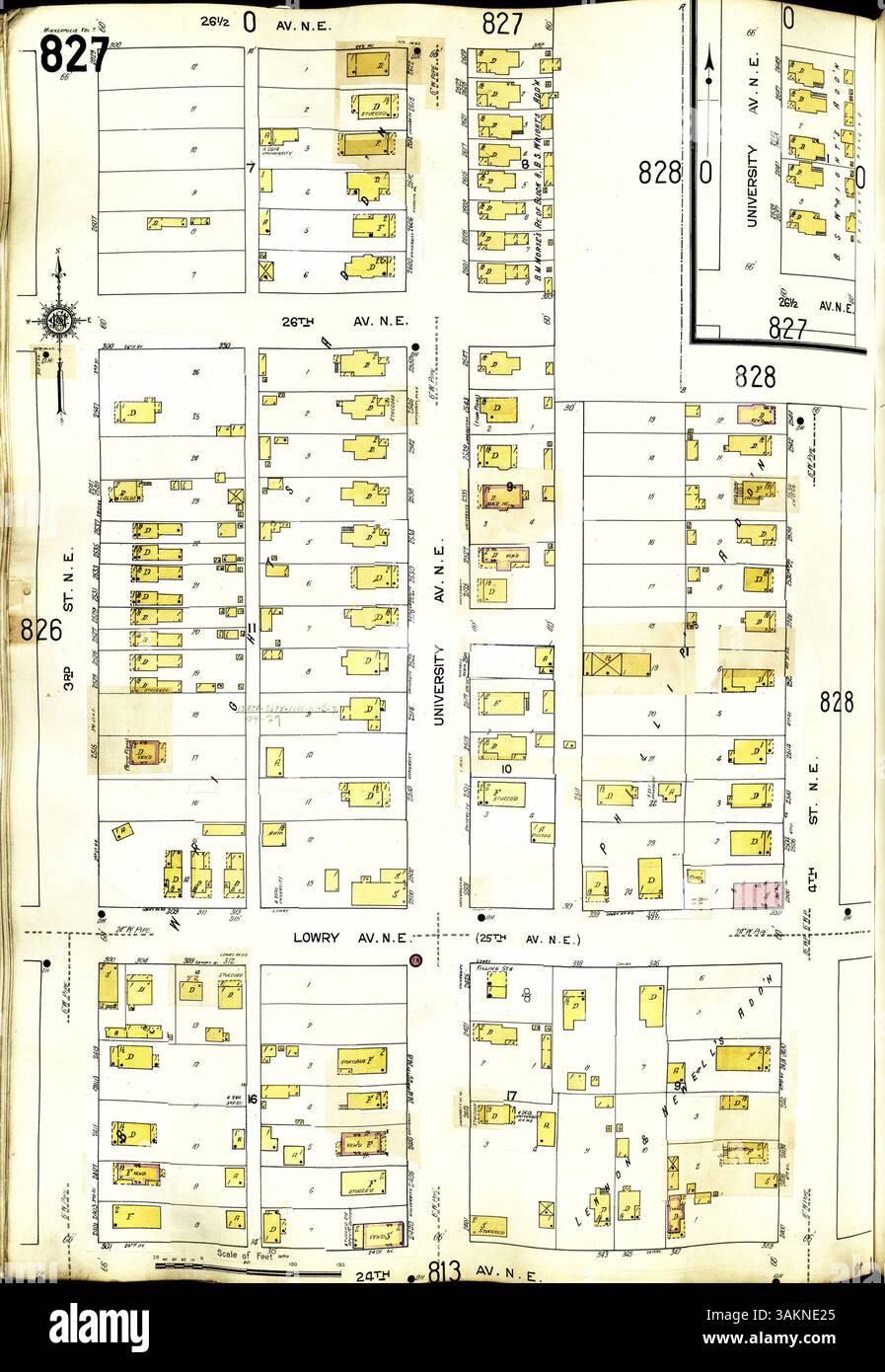 Sanborn Insurance Maps document the growth of Minneapolis through fire ...