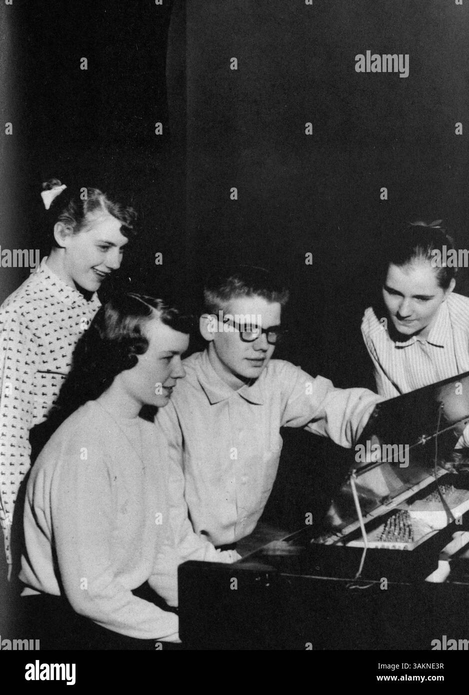 The '1956 Antler' yearbook captures the academic and social life at ...