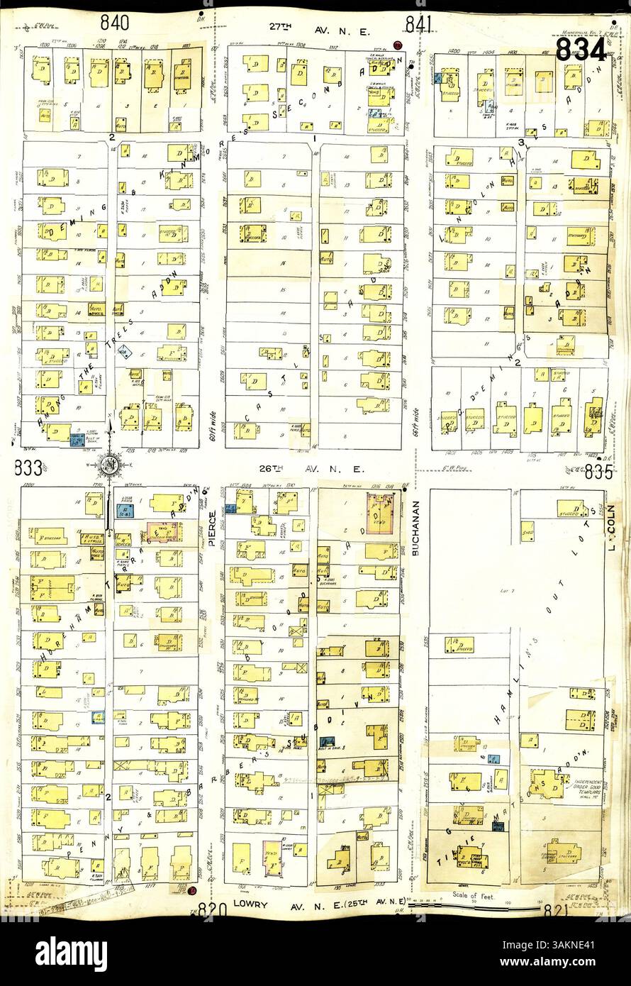 Sanborn Insurance Maps of Minneapolis, Volume 7, offer detailed city ...