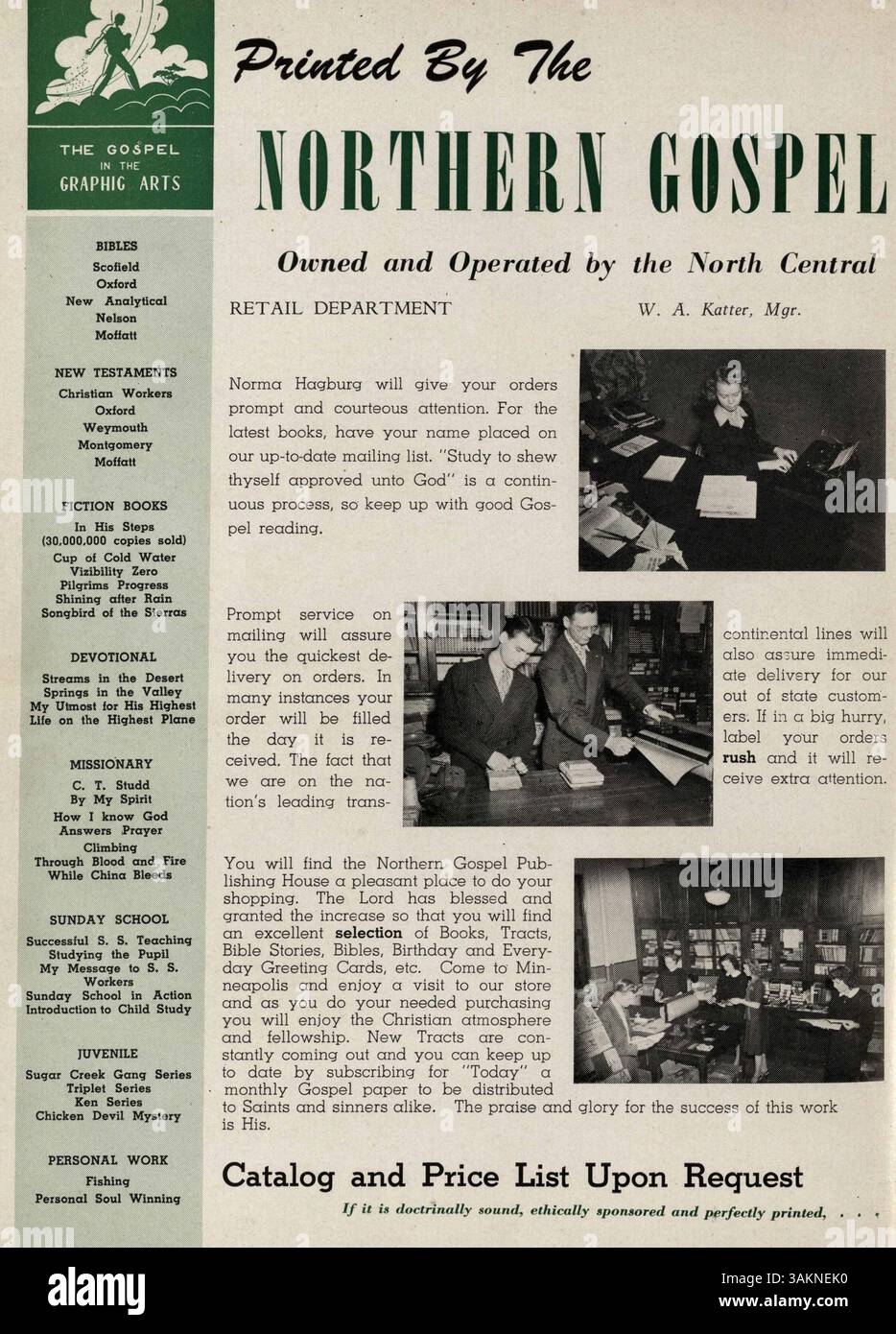 The 1946 yearbook from North Central Bible Institute offers a snapshot ...