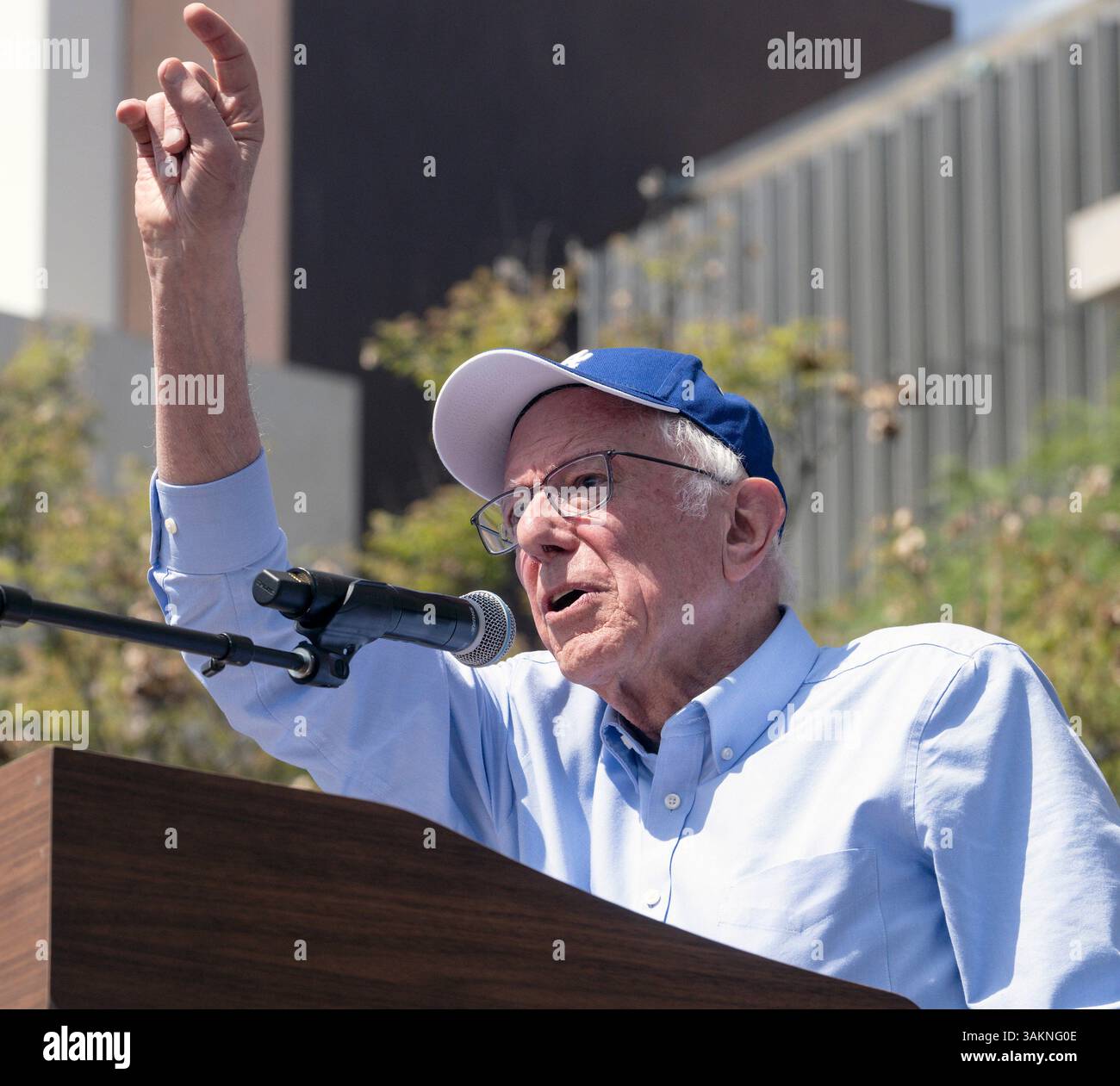 Los Angeles, California, USA. 12th Apr, 2025. U.S. Senator BERNIE ...
