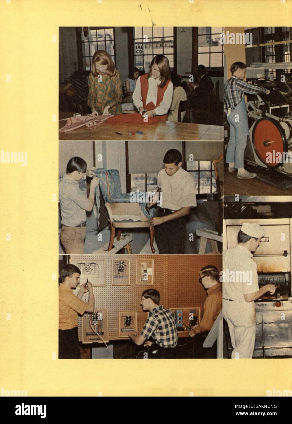 The 1968 Tradewind vocational yearbook documents the academic ...