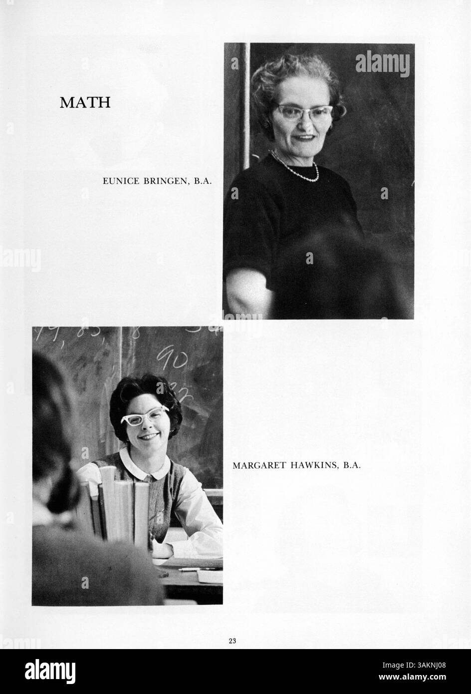 This high school yearbook documents the students, teachers, clubs ...