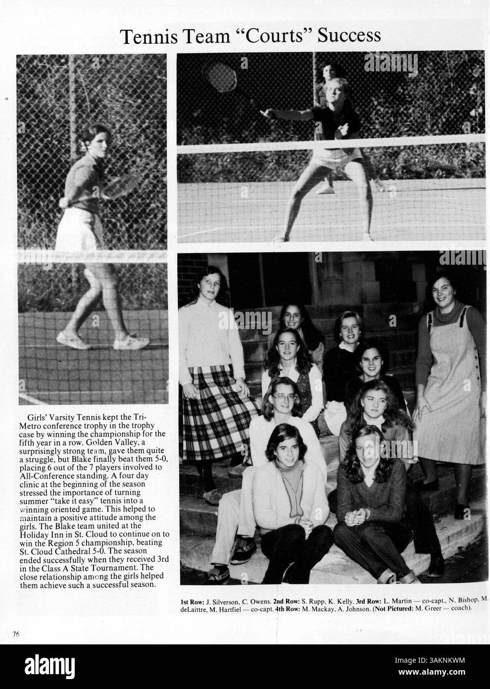 The 'Reflections' yearbook from Blake School in 1980 showcases the students, faculty ...