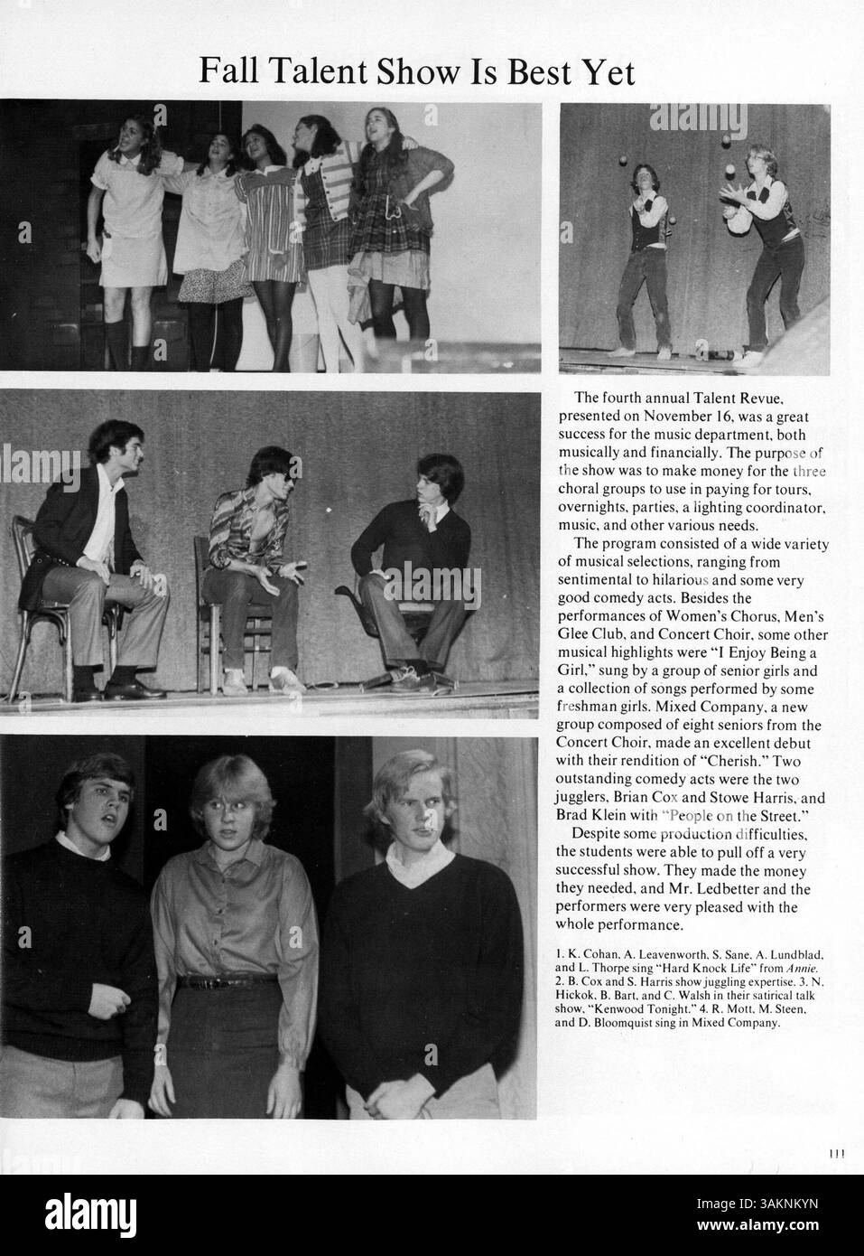 The 1980 'Reflections' Blake Yearbook documents the highlights of the 1979-1980 school year at ...