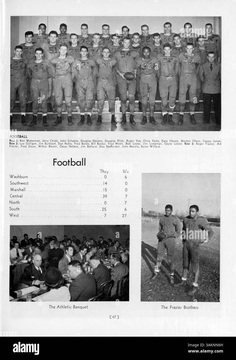 The 1951 yearbook documents the school year's key moments, including ...