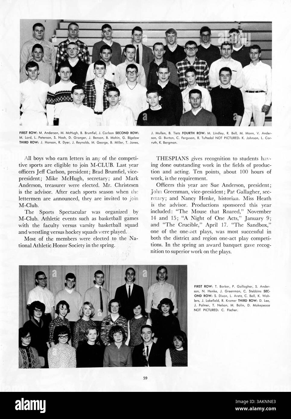 The 1964 Voyageur yearbook documents the key moments from Minnetonka ...