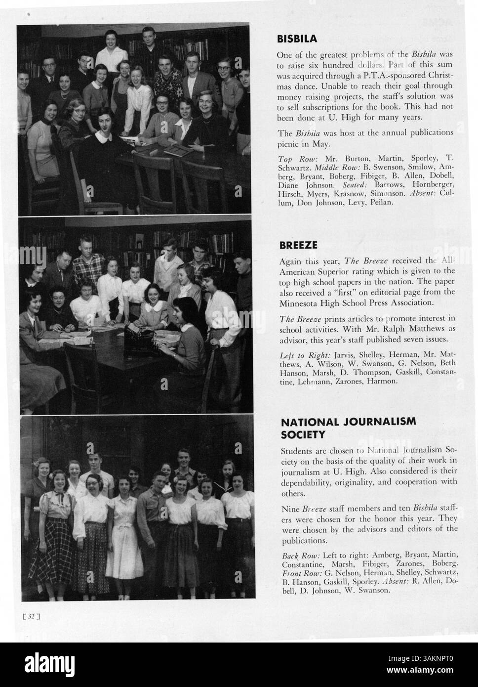 The Bisbila 1949 yearbook from University High reflects the school’s community, featuring ...