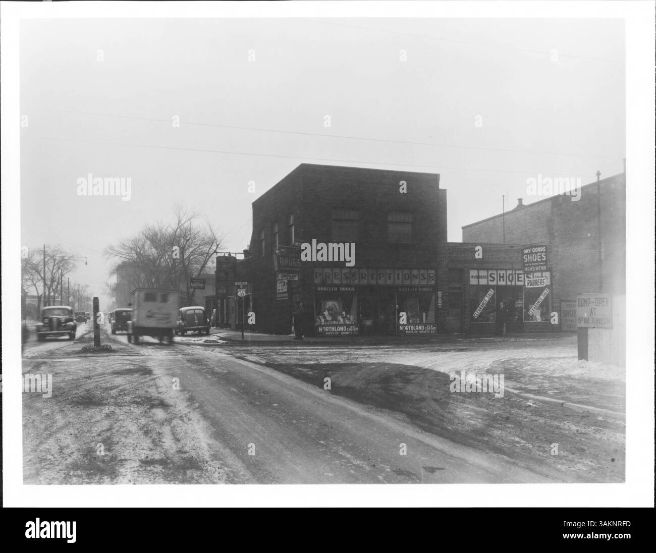 North side looking south Black and White Stock Photos & Images - Alamy