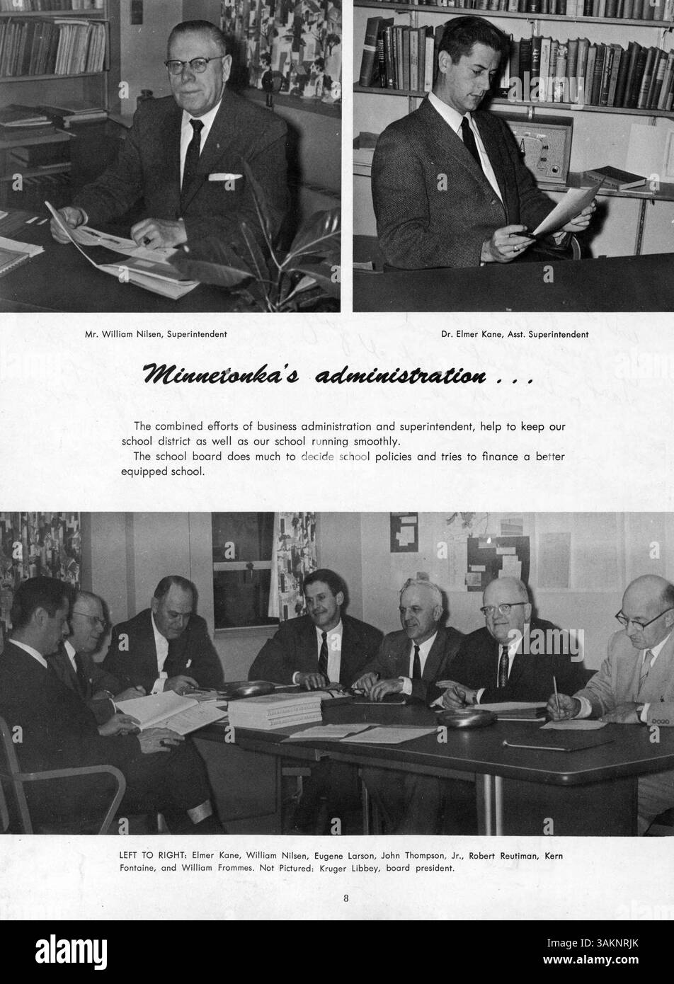 This Minnetonka High Yearbook, 'Voyageur' from 1960, highlights the key ...