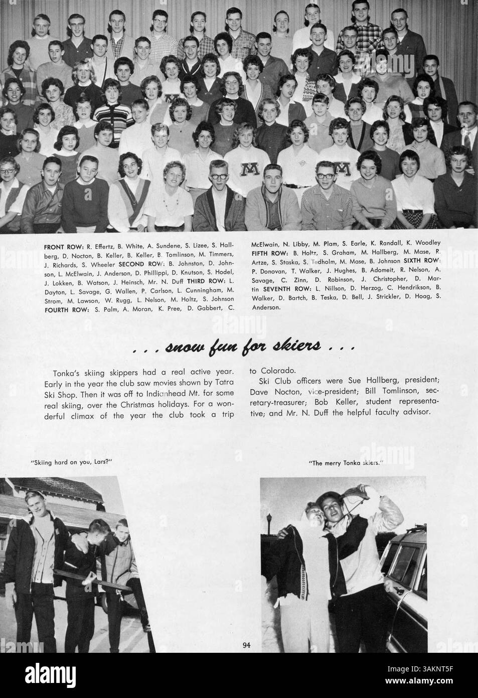 This high school yearbook records the students, faculty, clubs, sports ...