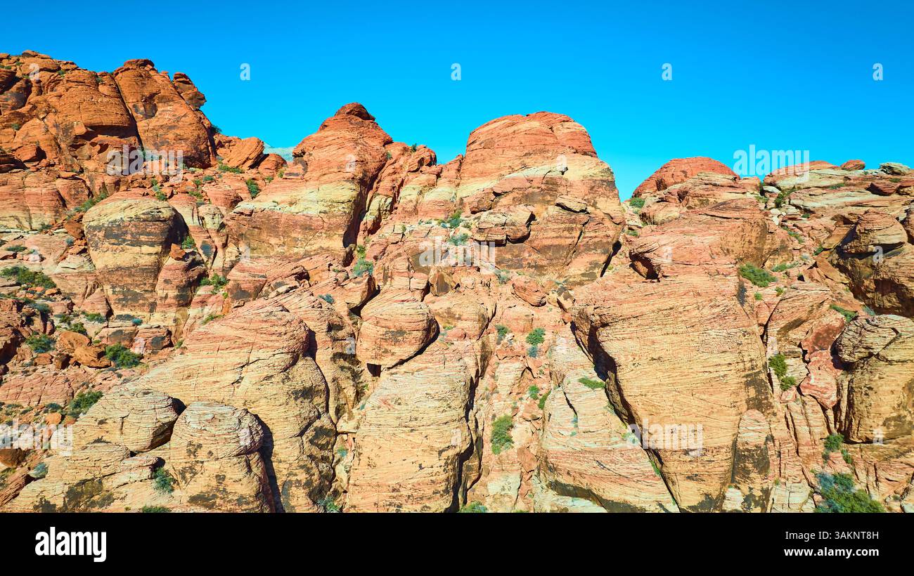 Aerial Red Rock Canyon Sandstone Formations Nevada Stock Photo - Alamy