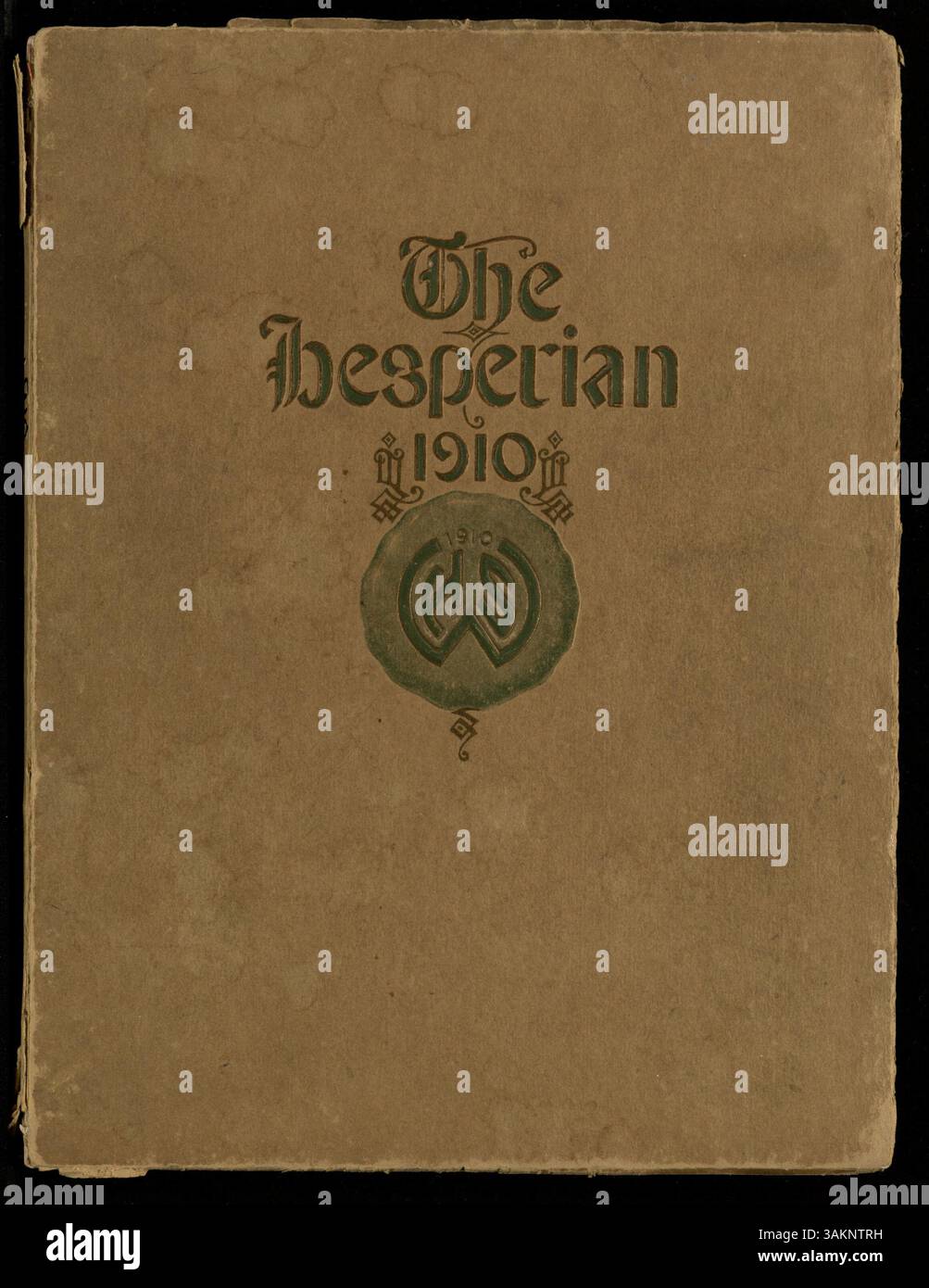 The 1910 West High Yearbook, titled 'Hesperian,' documents the students ...
