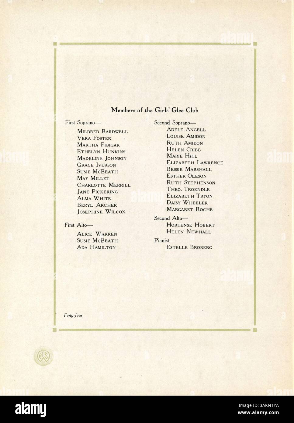 The 1910 'Hesperian' yearbook from West High School documents students ...