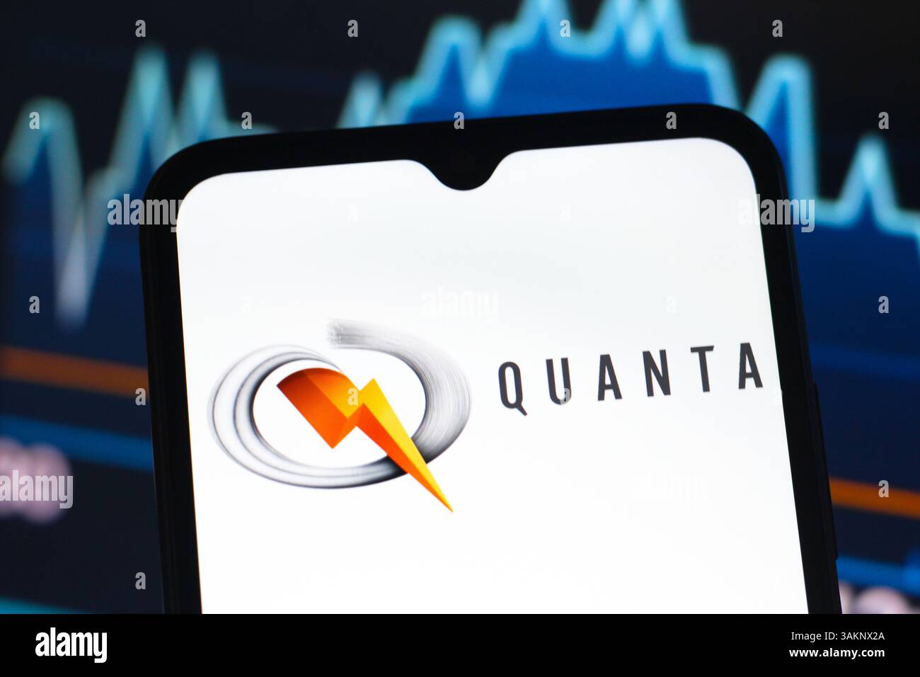 Canada. 12th Apr, 2025. In this photo illustration, the Quanta Services ...