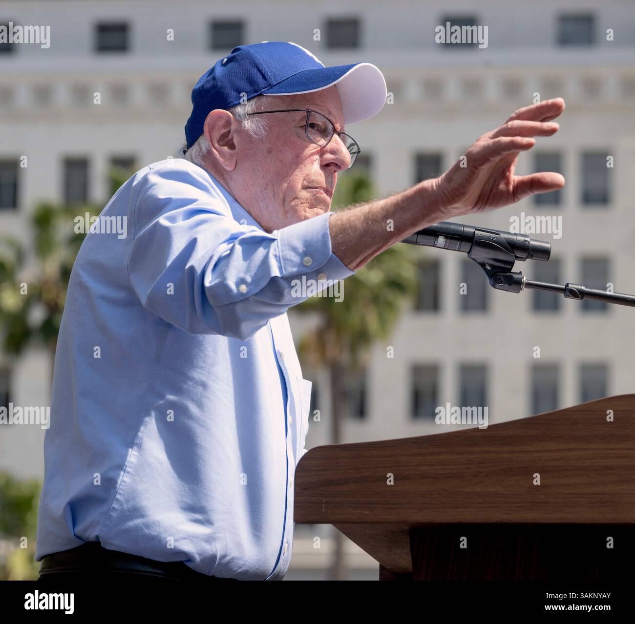 Los Angeles, California, USA. 12th Apr, 2025. U.S. Senator BERNIE ...