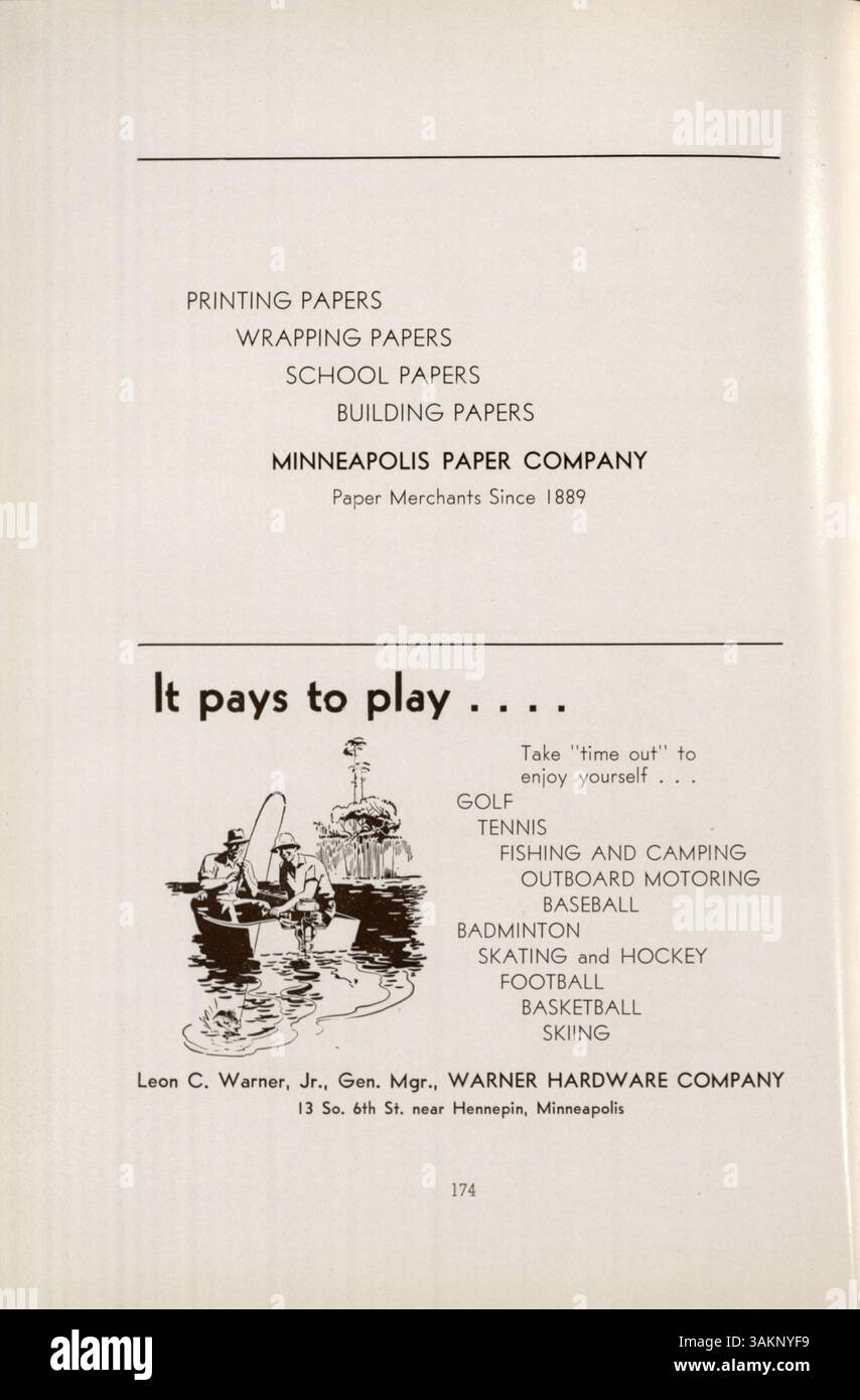 This 1939 edition of the Blake Yearbook highlights the achievements ...