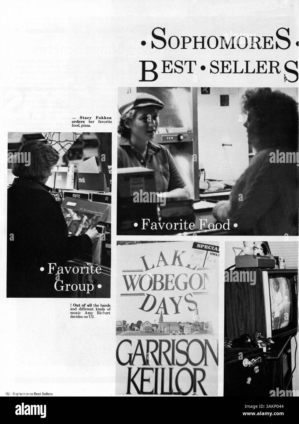 The 1986 'Echowan' yearbook offers a snapshot of the St. Louis Park ...