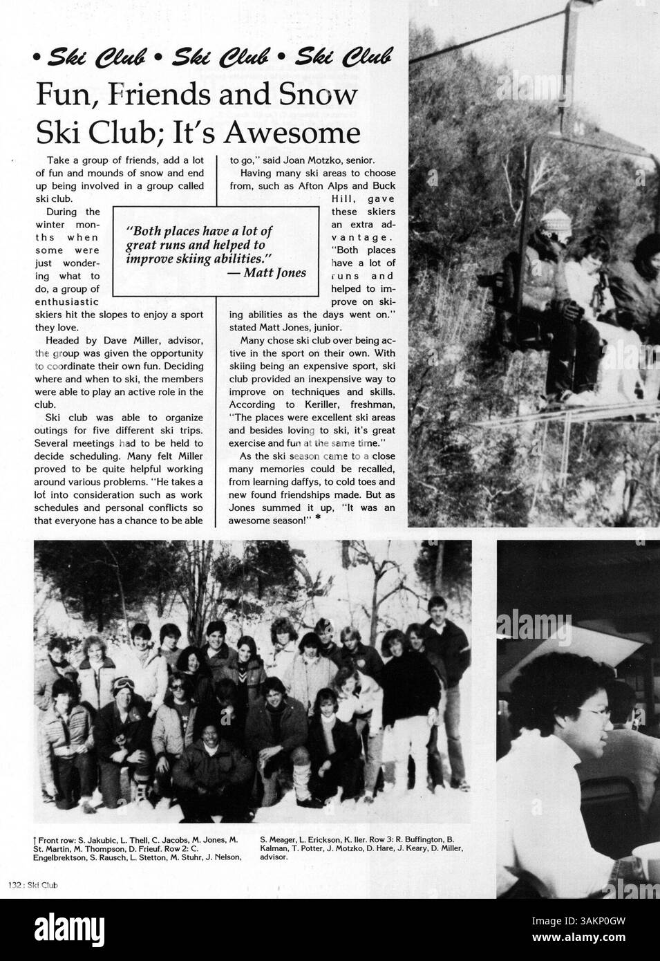 The 1986 'Echowan' yearbook from St. Louis Park High School features ...