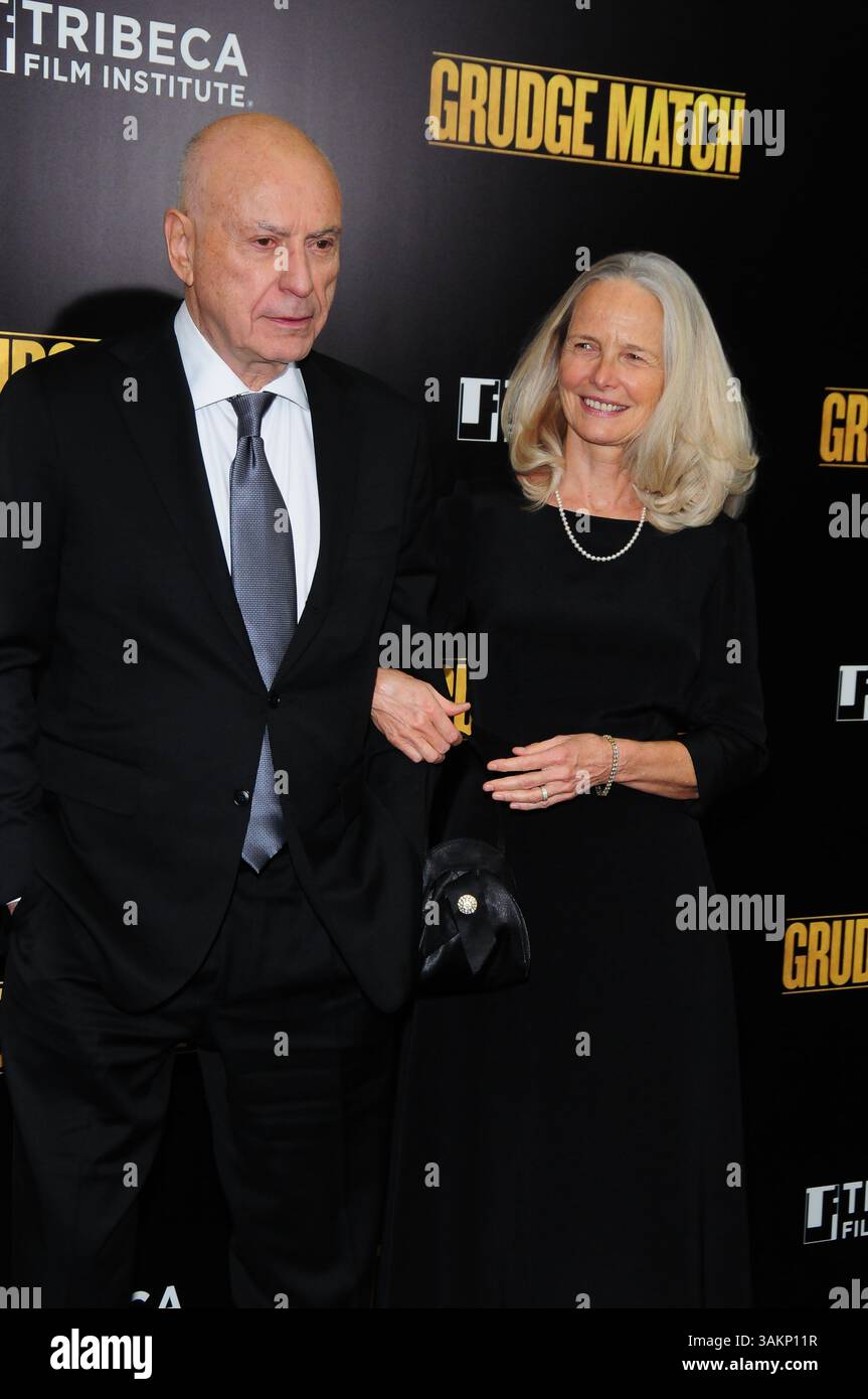Dec. 16, 2013 - New York, New York, U.S. - ALAN ARKIN and wife attend ...