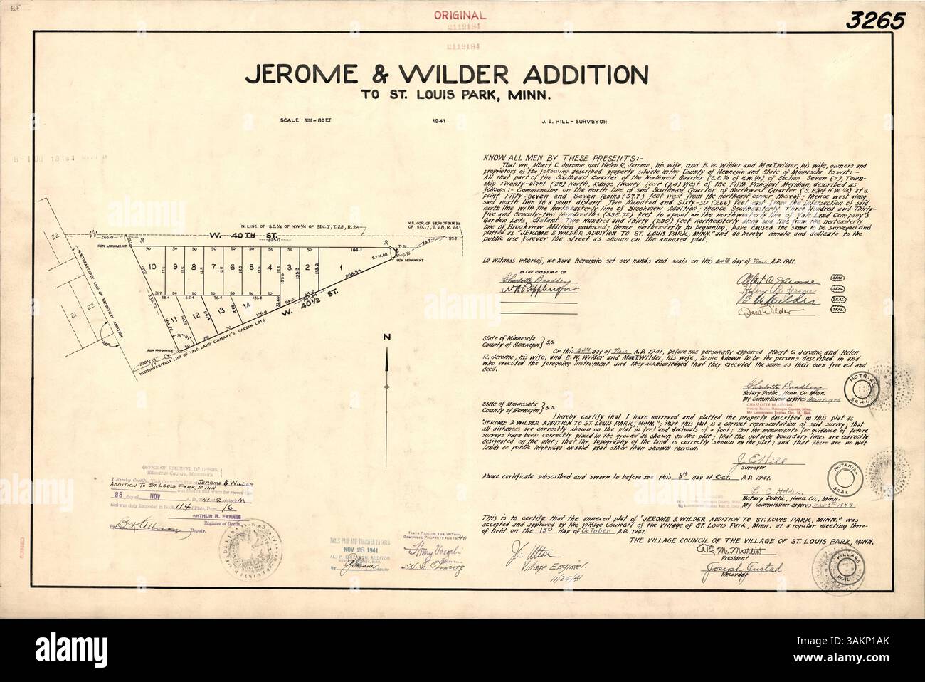 A historical reference to the Jerome & Wilder Addition to St. Louis ...