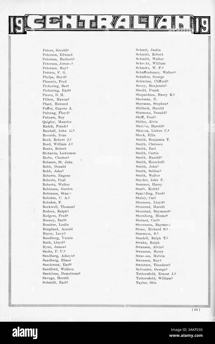 This 1919 Centralian yearbook captures the diverse student body of ...