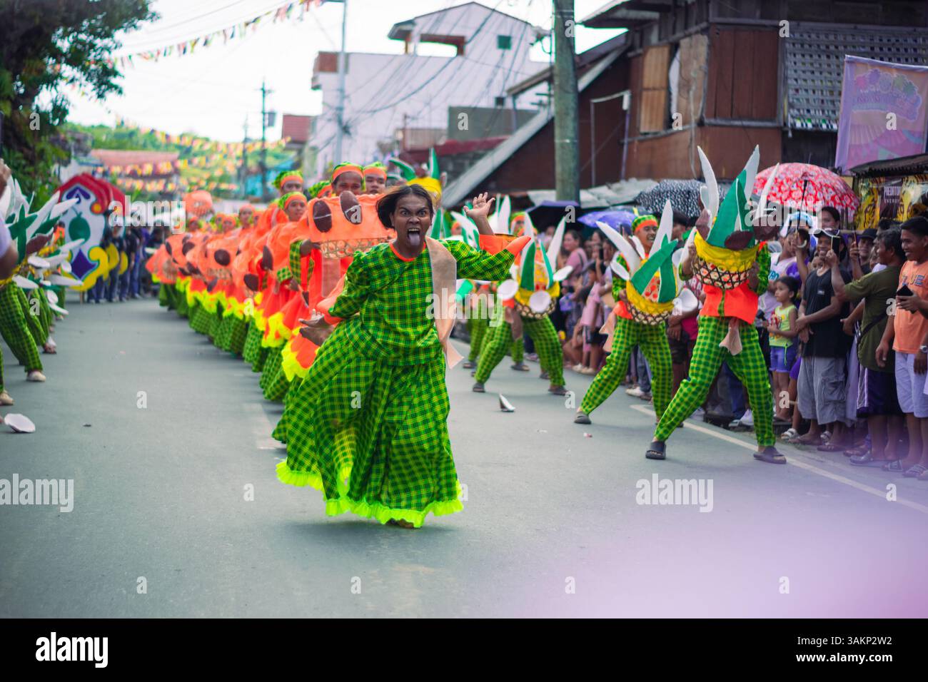 Odiongan, Romblon, Philippines. April 10, 2025. Colorful costumes of ...