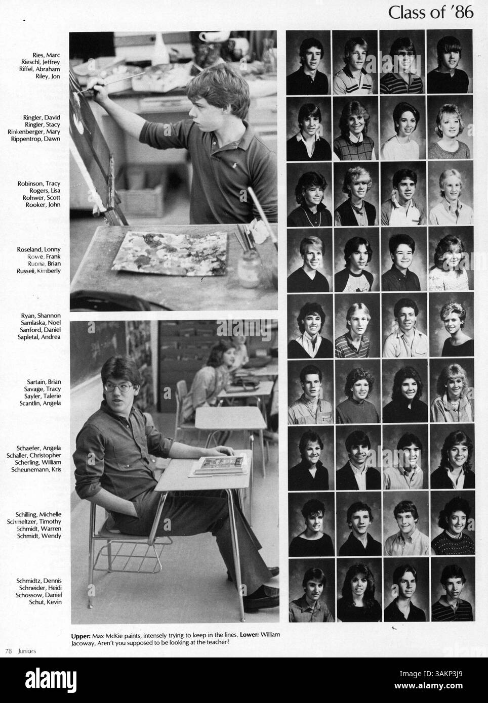 This high school yearbook from the 1984-1985 school year highlights the ...