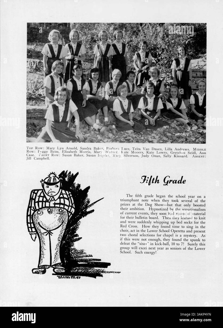 The 1951 Tatler yearbook from Northrop Collegiate captures significant ...