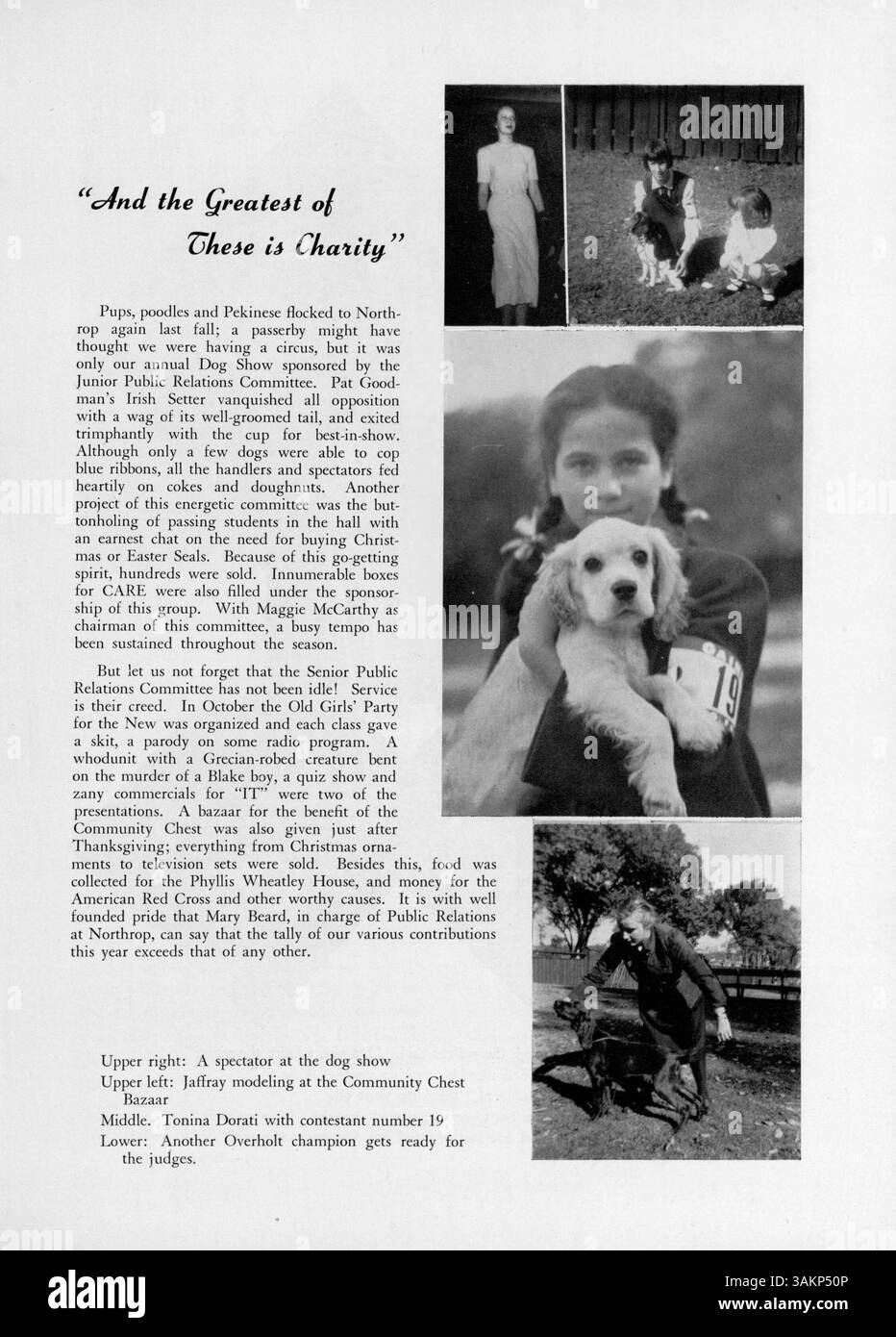The 1951 Tatler Yearbook of Northrop Collegiate features student ...
