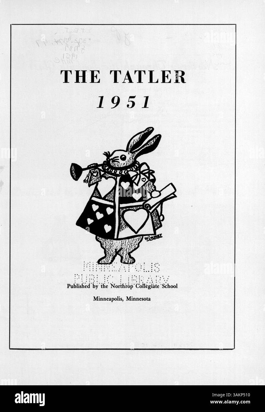 The Northrop Collegiate Yearbook 1951, Tatler, showcases the events ...