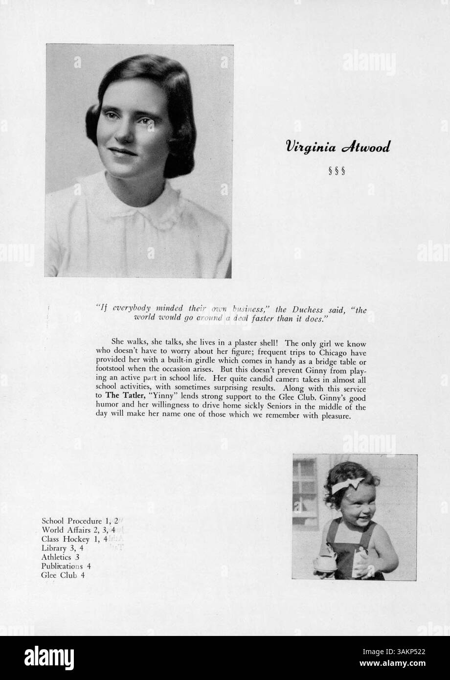 The 1951 Northrop Collegiate yearbook, Tatler, chronicles the students ...