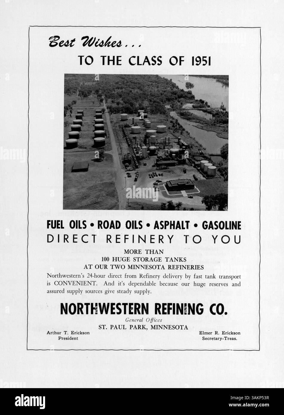 Northrop Collegiate's 1951 Tatler yearbook showcases academic ...