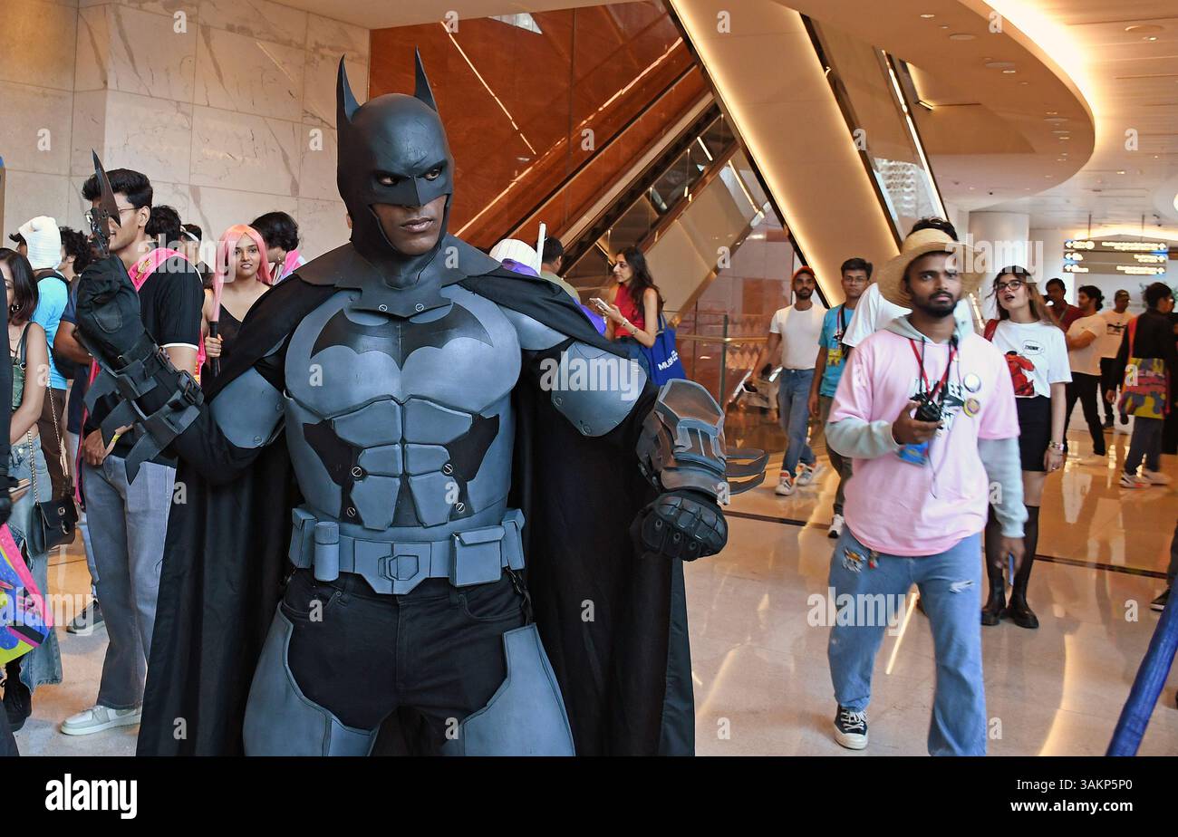 Cosplayer dressed batman seen hi-res stock photography and images - Alamy