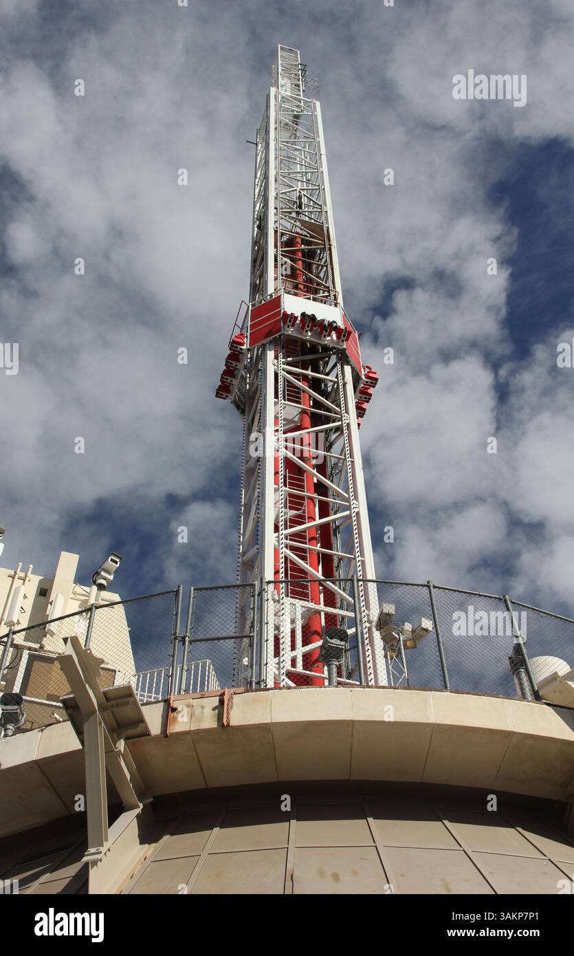 The Stratosphere Hotel and Resort stands 1,149 feet at the base of the ...