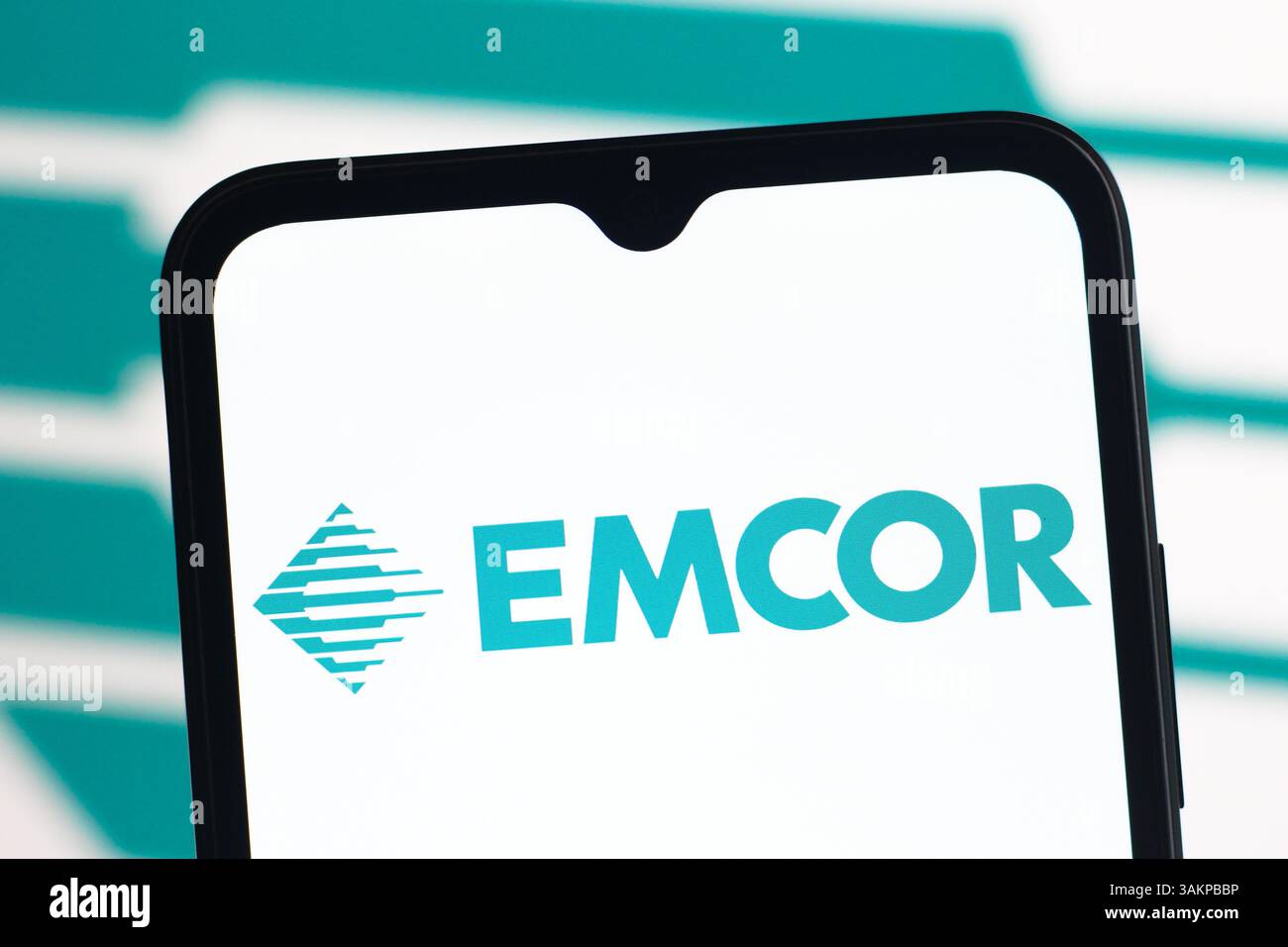 Canada. 12th Apr, 2025. In this photo illustration, the EMCOR Group ...