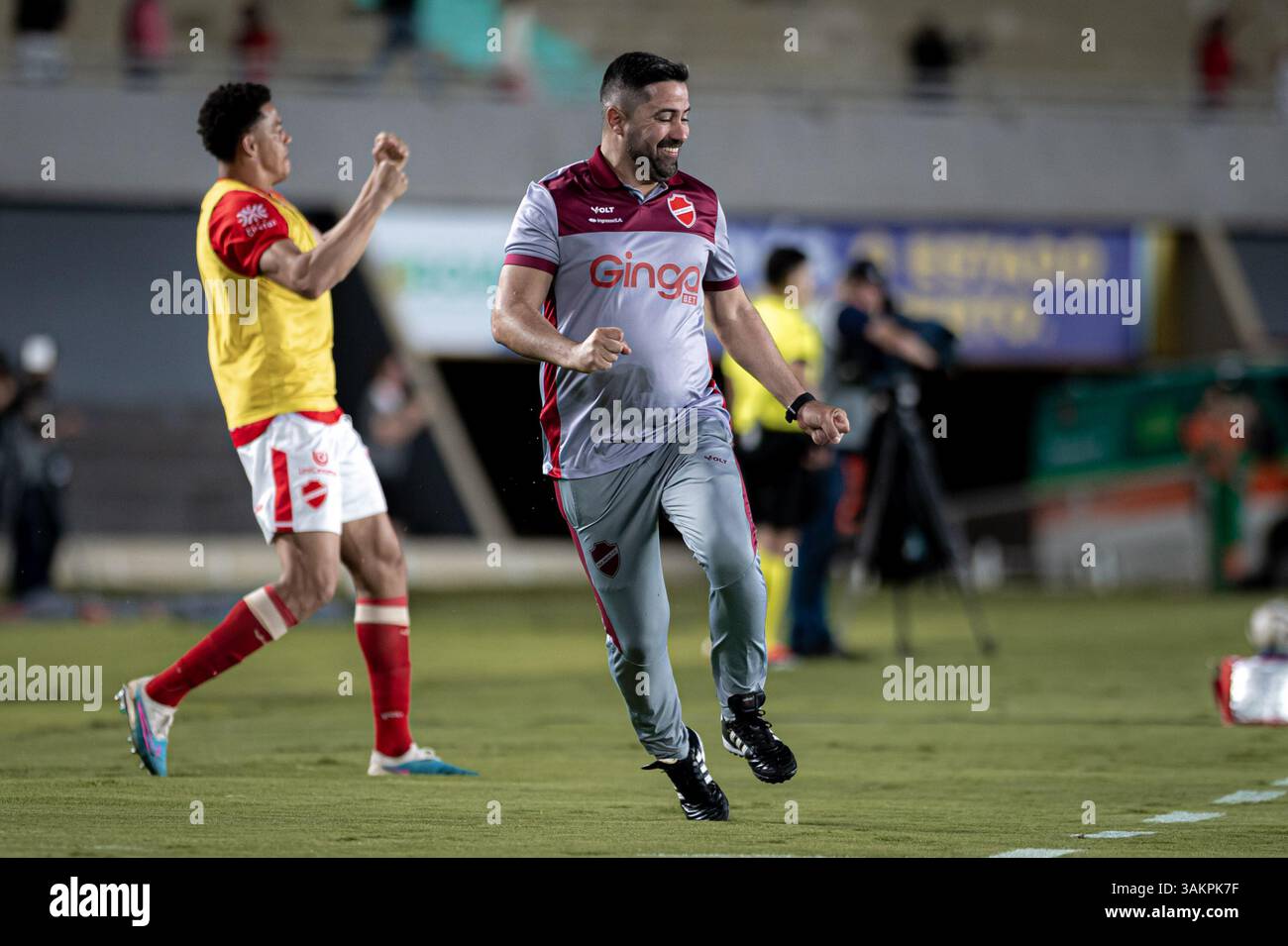 Goiania, Brazil. 12th Apr, 2025. GOIA‚NIA (GO), 04/12/2025 - Football ...
